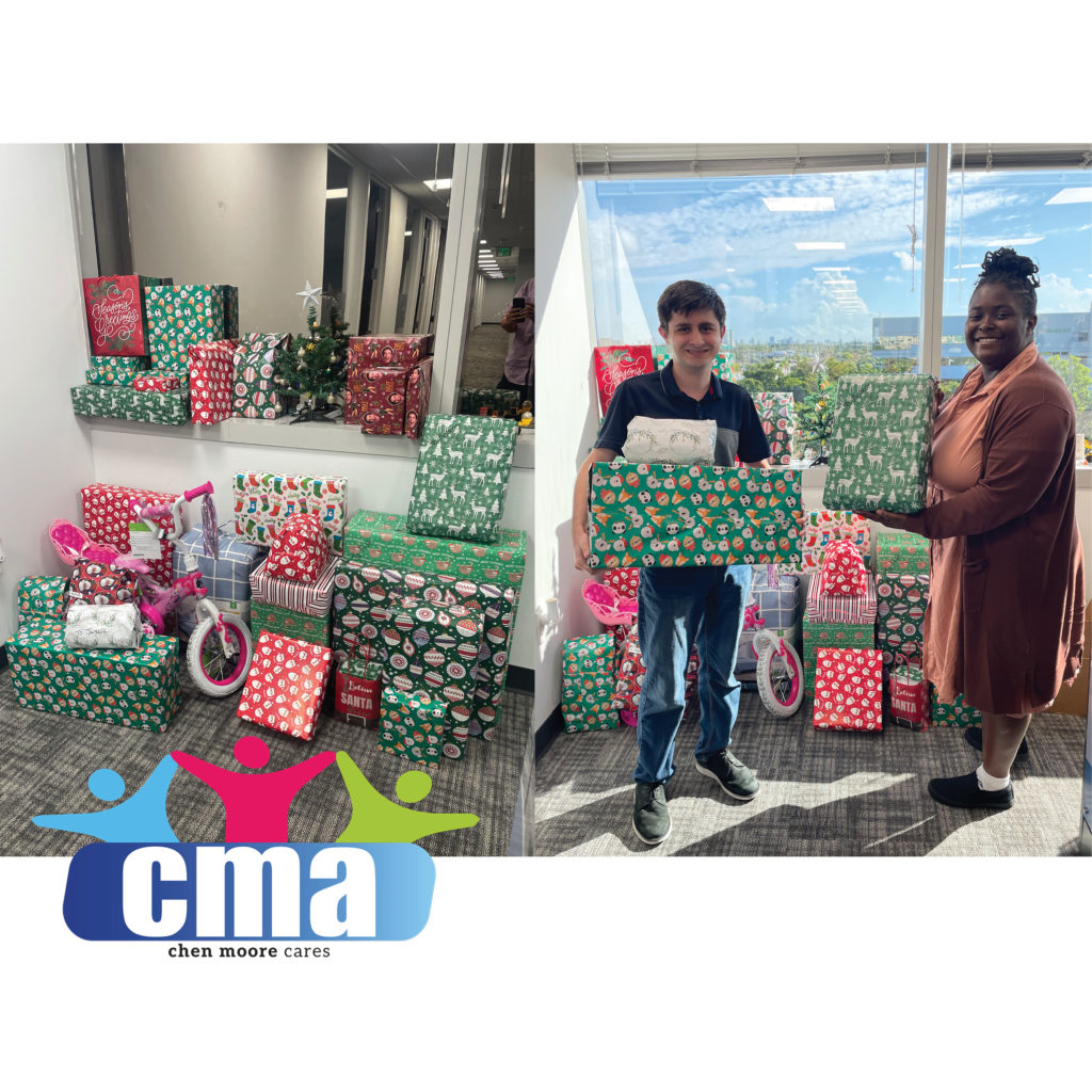 Annual Holiday Gift Drive | Chen Moore and Associates